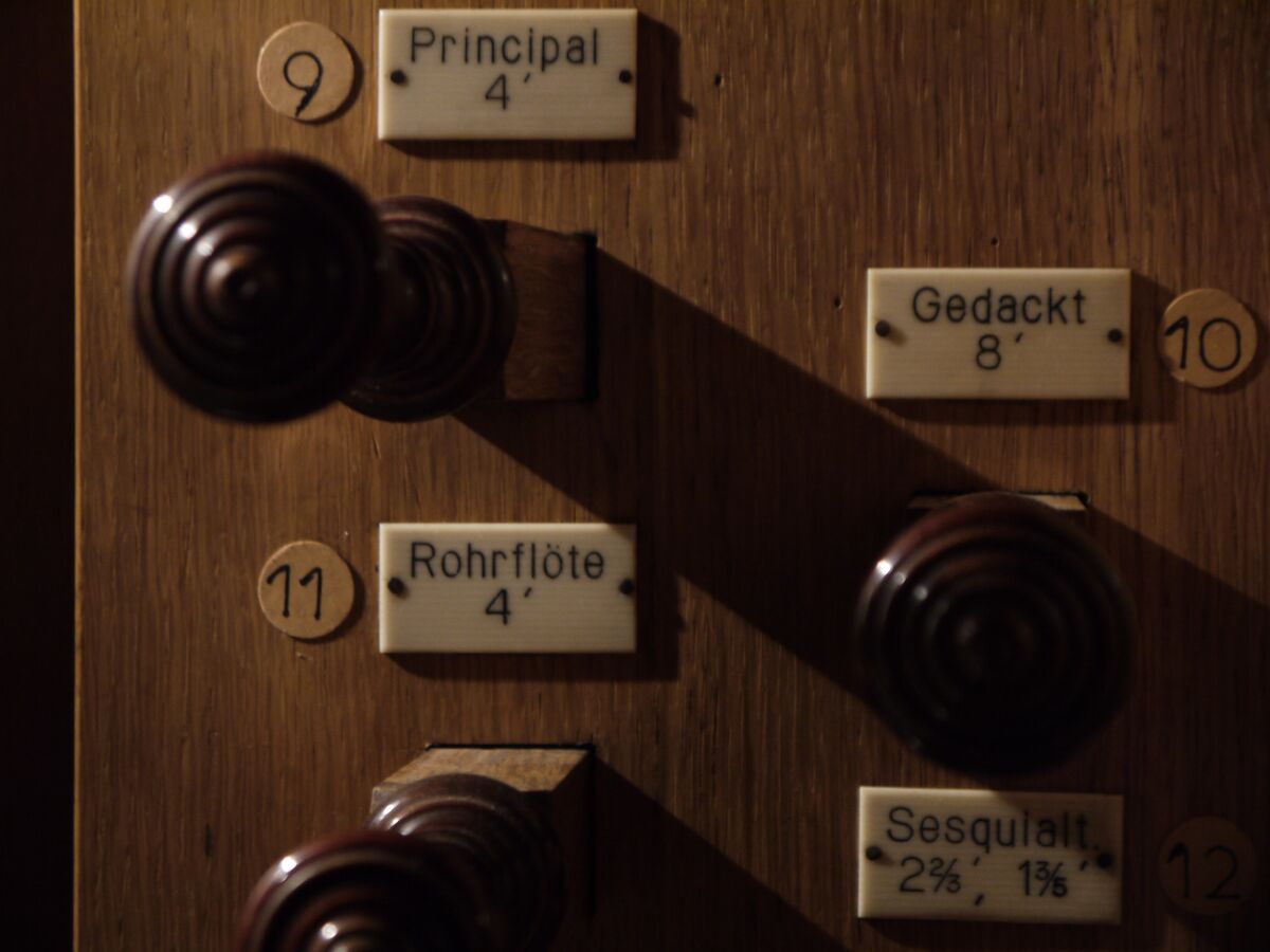 Datei:Schönefeld-Großziethen, Dorfkirche, Register.JPG – Organ index ...